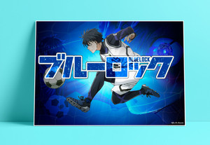 YAA - Blue Lock : Isagi Yoichi Anime Series Poster 03 (18inchx12inch ...