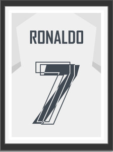 Poster Ronaldo Logo sl-14953 (LARGE Poster, 36x24 Inches, Banner Media ...