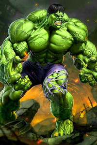 Hulk Poster |Superhero Hulk Posters | Unframed | With Self Adhesive ...