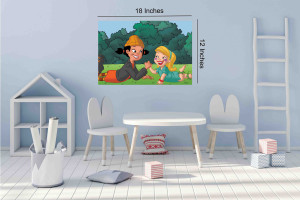 "Recess" Cartoon Poster|Kids Cartoon Wall Poster|Decorative Wall Poster ...