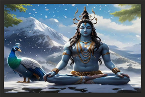 C Zone_ Beautiful Mahadev Painting Poster For Home And Office Décor ...
