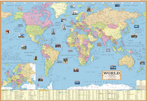 World map Paper Print - Maps posters in India - Buy art, film, design ...