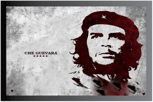 Che Guevara Poster with Frame Gloss Lamination M26 Paper Print ...