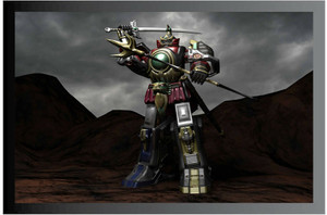 Power Rangers Frame Poster For Room Synthetic Wood Gloss Lamination F28 ...