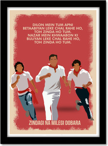 Zindagi Na Milegi Dobara Movie Frame Bollywood movie Framed Poster For ...