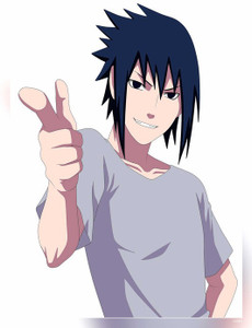 Naruto Shippuuden Uchiha Sasuke Anime Boys Matte Finish Poster Paper ...