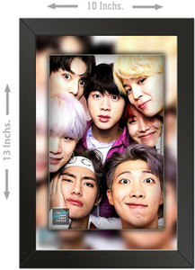 BTS Poster Wall Art for Room and Office Photographic Paper - Music ...