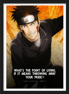 Kiba | Naruto Shippuden Characters - Anime Framed Poster Paper Print ...