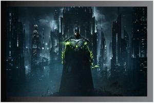 Batman Poster with Frame Gloss Lamination M36 Paper Print - Movies ...