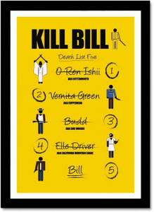 Kill Bill Movie poster for room and home decor, Movie posters for ...