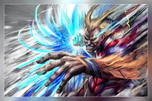 All Might My Hero Academia Anime Series Matte Finish Poster P-15101 ...