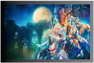 Tekken Game Frame Poster For Room Synthetic Wood Gloss Lamination F39 ...