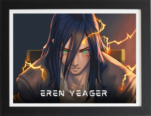 Eren Yeager | Attack on titan Framed Poster | Anime Framed Poster ...