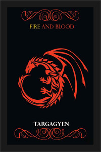 Game of Thrones GOT Poster with A4 Size Frame F-754 Paper Print ...