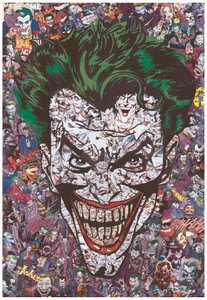 Joker Animation Laugh Multiple Jokers Wall Poster A4 Size Photographic ...