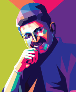 Puneeth Rajkumar, Appu Portrait Fine Art Print - Art & Paintings ...