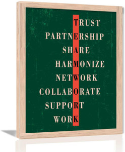 Motivational Team Work Wall Frames for Home and Office Meeting Room ...