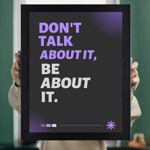 Motivational Brainy Quote Framed Poster Paper Print - Quotes ...