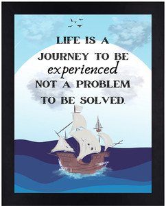 Motivational Brainy Wall Framed Poster Paper Print - Quotes ...