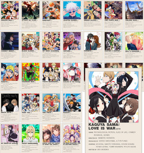 Paper9store Pack Of 30 Anime Posters Collage kit|Self adhesive|Anime ...