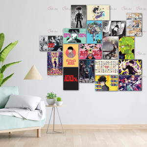 Mob psycho 100 Anime Series Wall Collage | 6*4 inches each| Pack of 18 ...