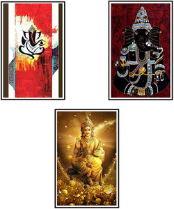 'Spiritual / Gods Posters' (Pack of 3) for Room & Office Paper Print ...
