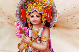 Bal Krishna, Lord Krishna Poster | Radha-Krishna,Laddu Gopal Hindu God ...