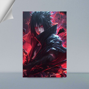 VIRGIN ARTS | SASUKE UCHIHA AS AN AKATSUKI DIGITAL ART | SHARINGAN ...
