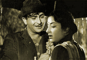 Poster Rajkapoor & Nargis Romantic Scene sl-13573 (LARGE Poster, 36x24 ...