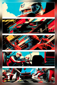 Formula F1 Racing Cars Red Bulls Lewis Hamilton Matte Finish Poster ...
