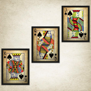 Modern Art Wall Frames for Hotel, Bar and Restaurant / Poker Playing ...