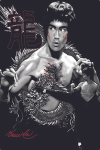 Bruce Lee Poster on 300gsm Photogenic Paper With Gloss Lamination ...