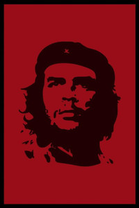 Poster Che Red Background Large Poster sl-8025 (Large Print, 36x24 ...