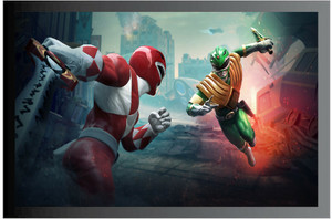 Power Rangers Frame Poster For Room Synthetic Wood Gloss Lamination F34 ...