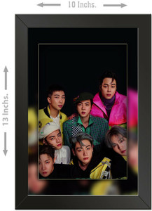 BTS Poster Wall Art for Room and Office Photographic Paper - Music ...
