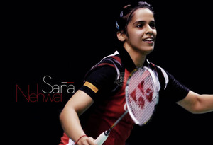 Poster Badminton Superstar Saina Nehwal sl-12635 (LARGE Poster, 36x24 ...