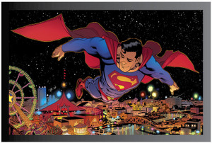 Superman Frame Poster For Room Synthetic Wood Gloss Lamination F10 ...