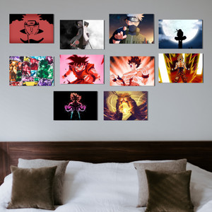 Anime Mini Poster Set - 4x6 Inch, Set of 10 High-Quality Matte Finish ...