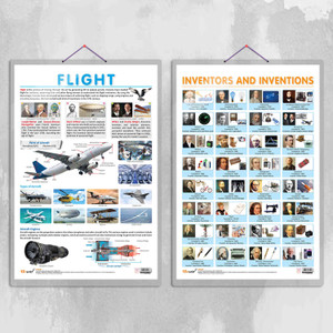 FLIGHT and INVENTORS AND INVENTIONS chart | combo of 2 charts| Human ...