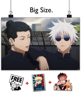 Jujutsu Kaisen Student Gojo And Geto Friends poster | Young Gojo and ...