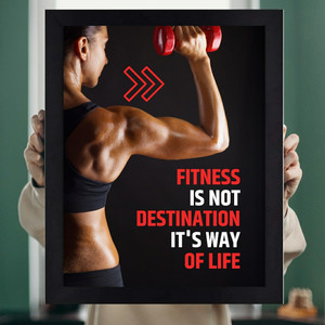 Fitness Motivational Paper Print - Quotes & Motivation, Typography ...