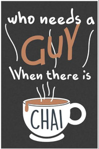 Sticky Wall Chai Poster for Restaurant, Paper Print - Animation ...