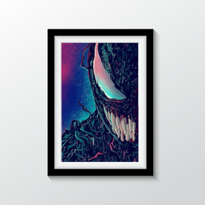 VENOM SPIDERMAN FRAMED POSTER| A4 SIZE FRAME|ROCKERY FRAMES Paper Print ...