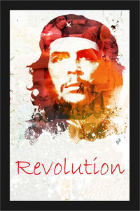 Che Guevara Motivational Poster with A4 Size Frame F-249 Paper Print ...