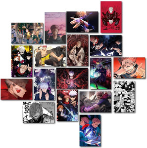 Jujutsu Kaisen-Japanese manga| PACK OF 18 Manga wall collage kit |Anime ...