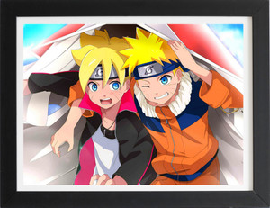 Naruto Uzumaki x Hokage | Naruto Shippuden Framed posters | Anime ...