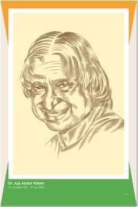 Dr. APJ Abdul Kalam Photo Poster, Abdul Kalam Poster for décor Fine Art ...