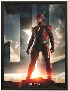 Flash Justice League Wall Poster With Frame A4 Size Photographic Paper ...