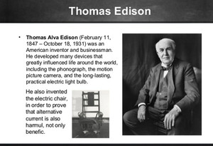 Poster Thomas Alva Edison sl-13871 (LARGE Poster, 36x24 Inches, Banner ...