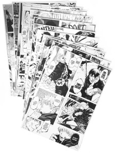 Manga Wall Collage Kit Anime Room Decor 20 PCS - Non-tearable 125 ...